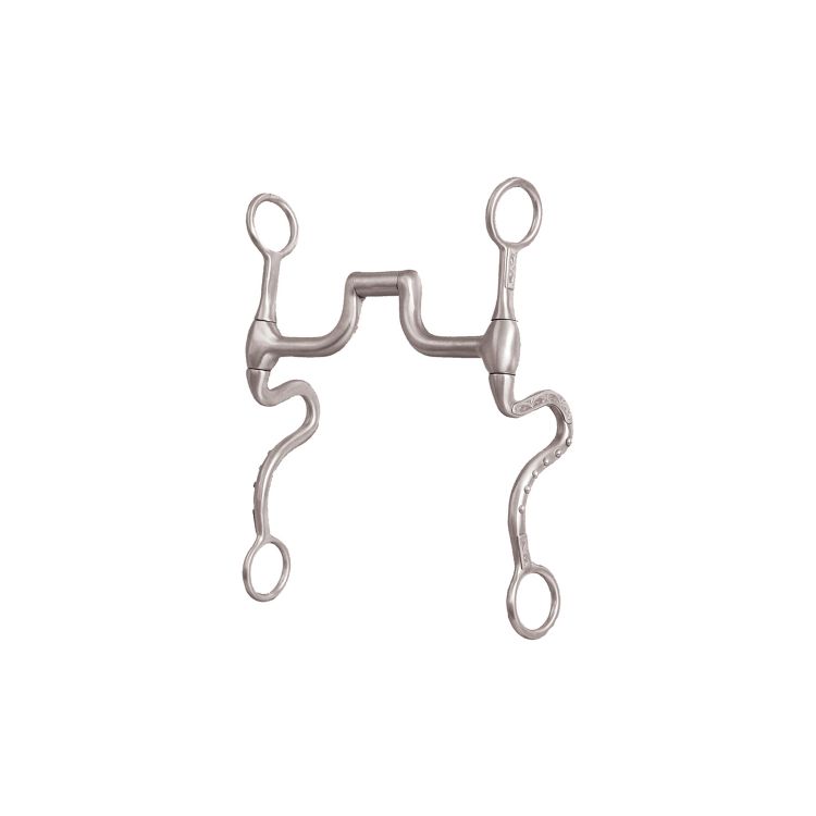 AmaHorse. MORSO CORRECTIONAL SATINATO ASTE CURVE DECORATE METALAB